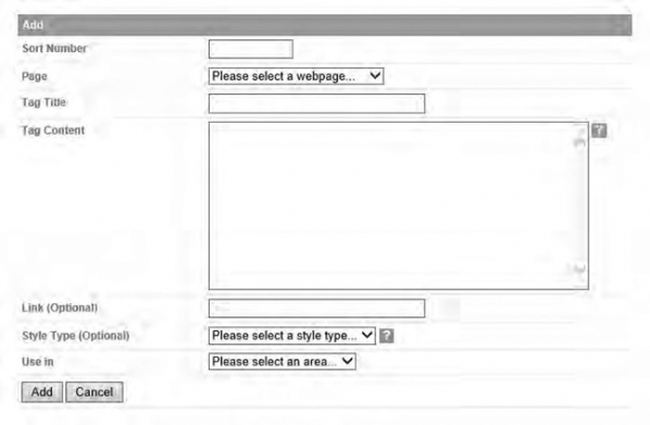 Adding Static Text | Services - The Manual