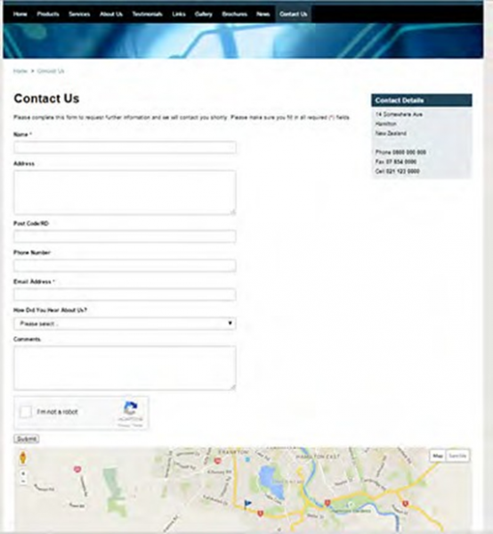 Contact Page | Services - The Manual