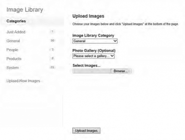 Uploading Images to the Image Library | Services - The Manual